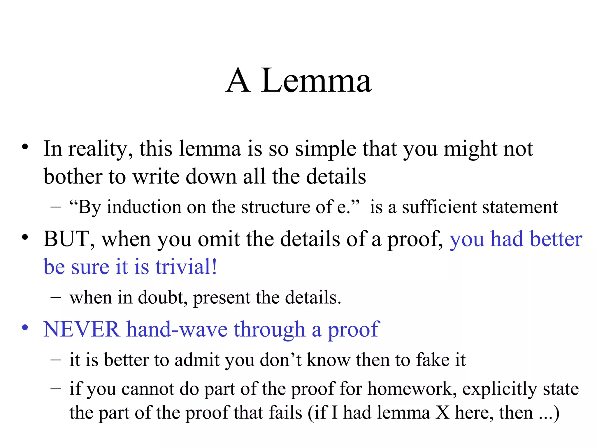 Inductive definitions | PPT