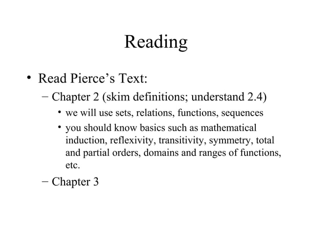 Inductive definitions | PPT