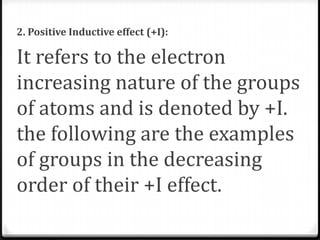 Inductive effect | PPTX