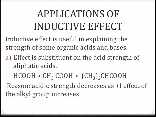 Inductive Effect