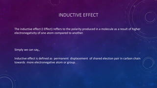 Inductive effect | PPTX