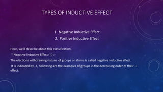 Inductive effect | PPTX