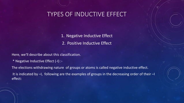 Inductive effect | PPT | Free Download