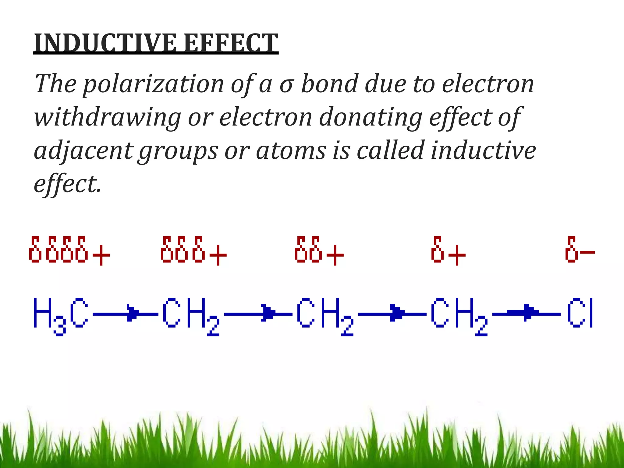 Inductive effect and mesomeric effect | PPTX