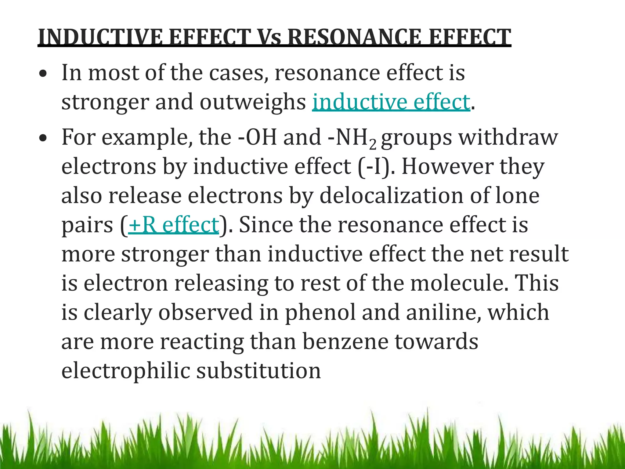 Inductive effect and mesomeric effect | PPTX