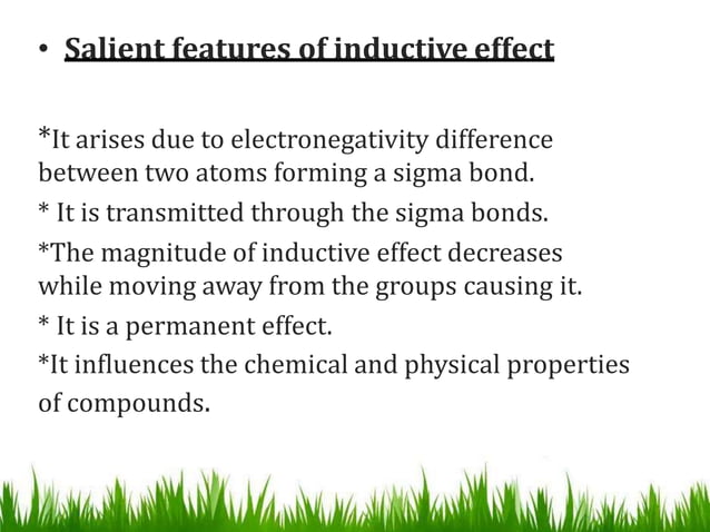 Inductive effect and mesomeric effect | PPTX