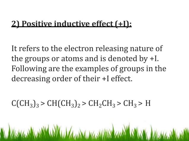 Inductive effect and mesomeric effect | PPTX