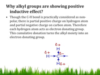Inductive effect and mesomeric effect | PPTX