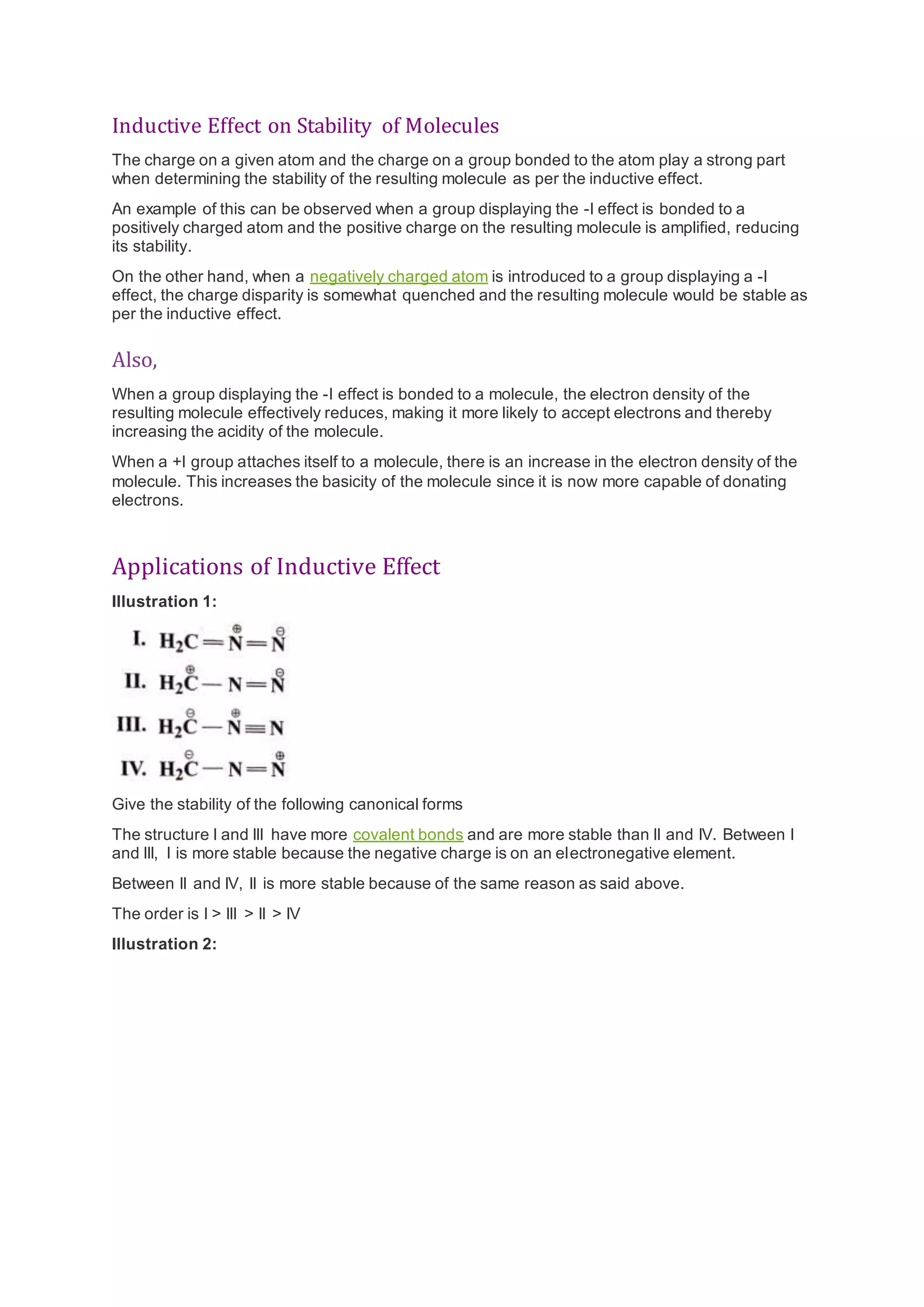 Inductive effect notes | DOCX