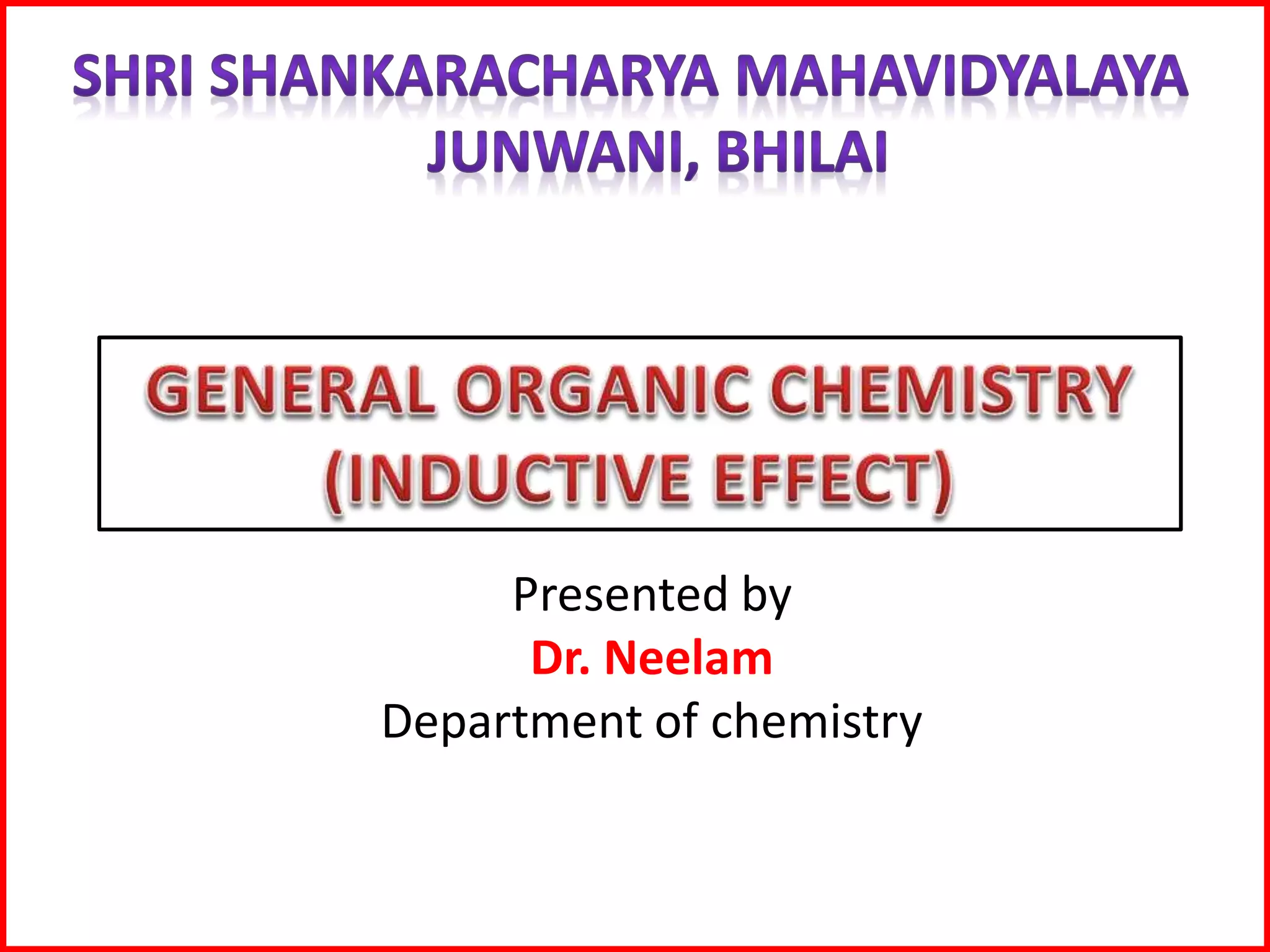 Inductive effect pptx | PDF