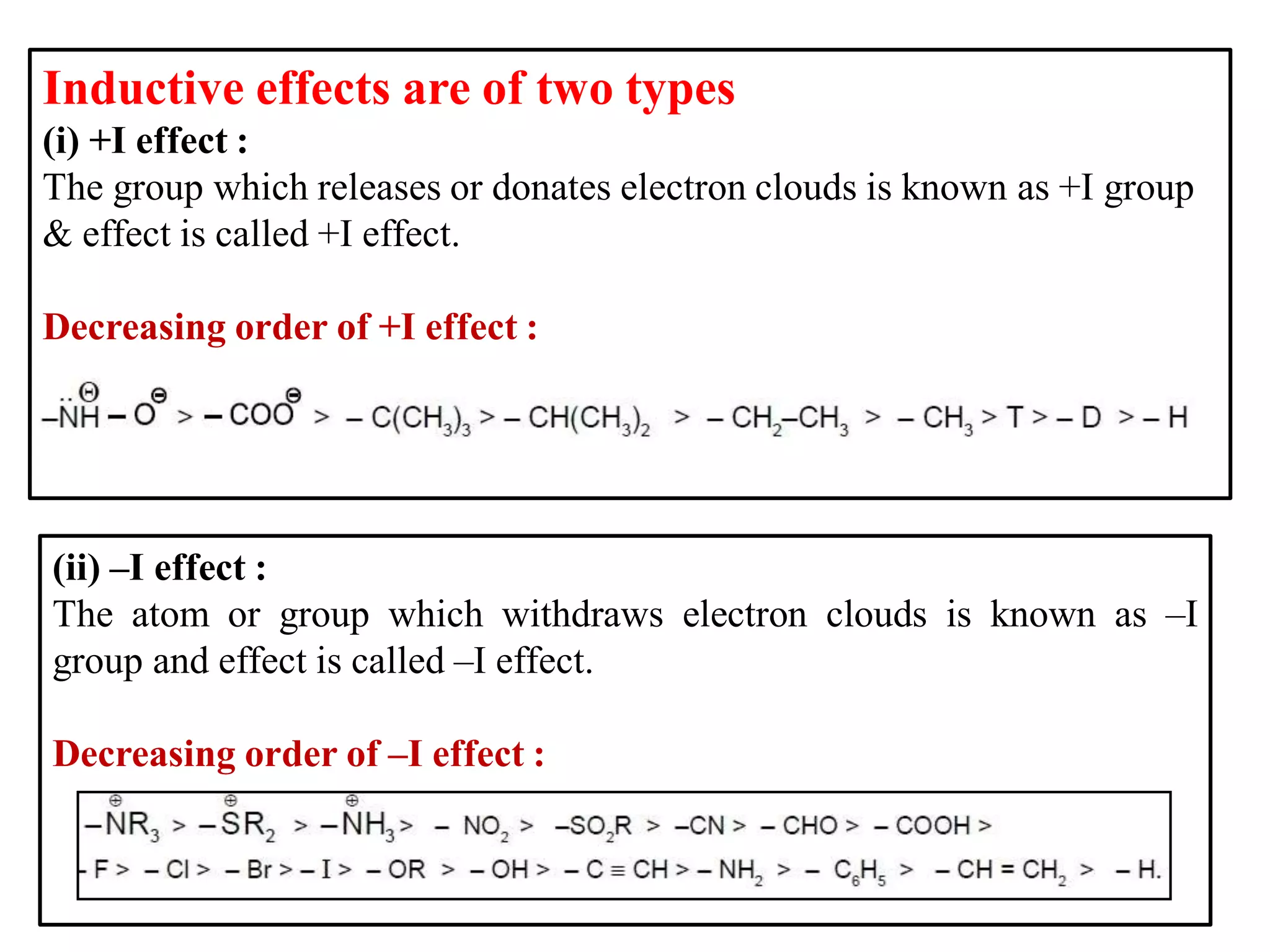 Inductive effect pptx | PDF