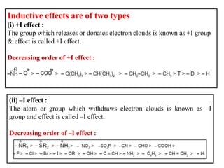 Inductive effect pptx | PDF