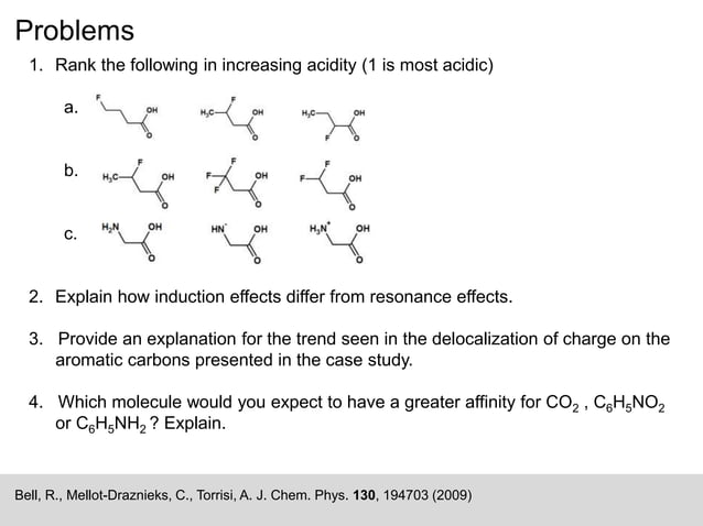 Inductive effects | PPTX | Chemistry | Science