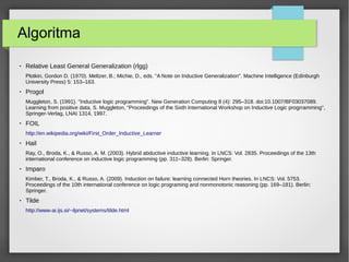 Inductive Logic Programming | PPT