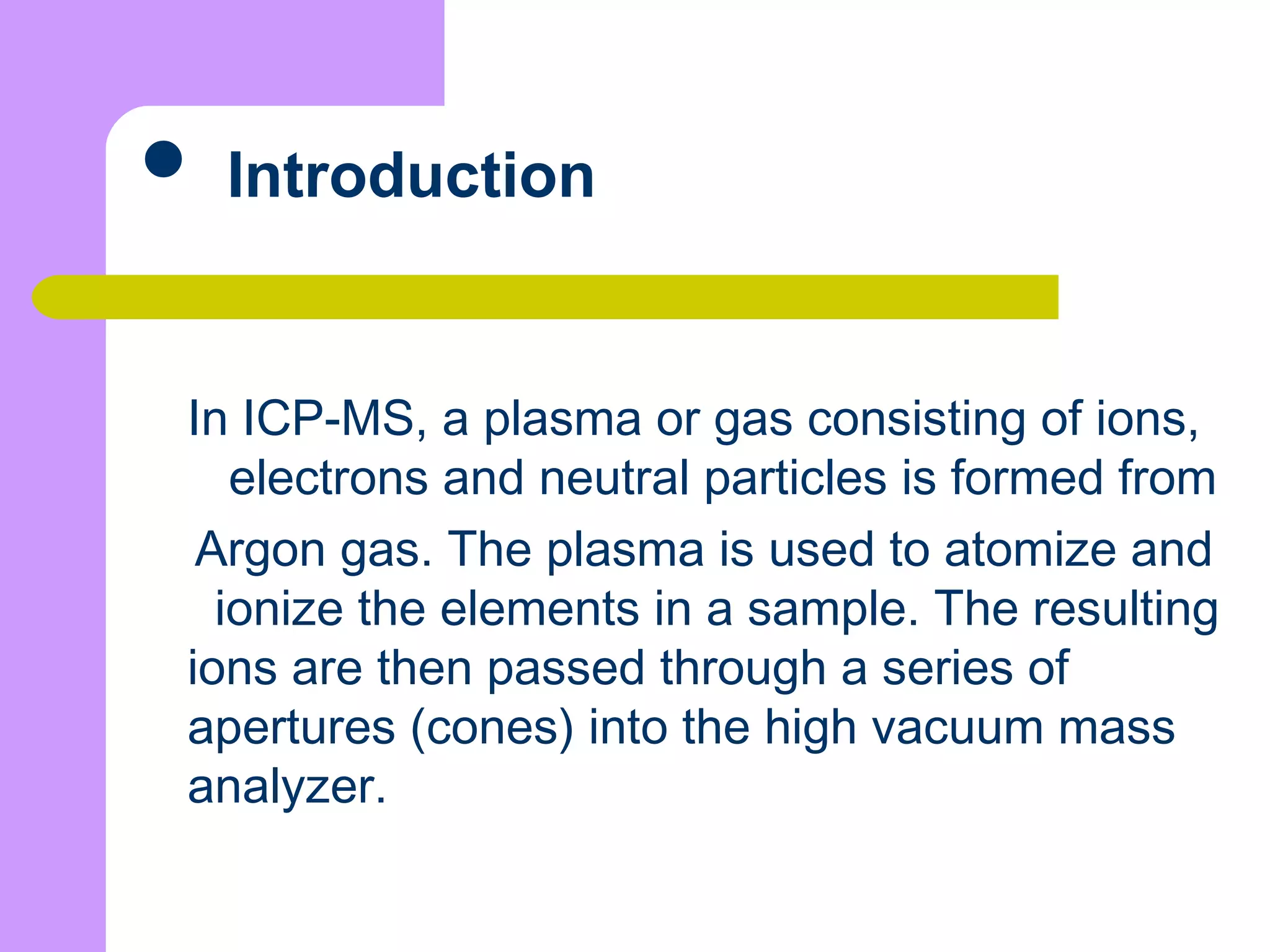 Inductively coupled mass spectrometry | PPT