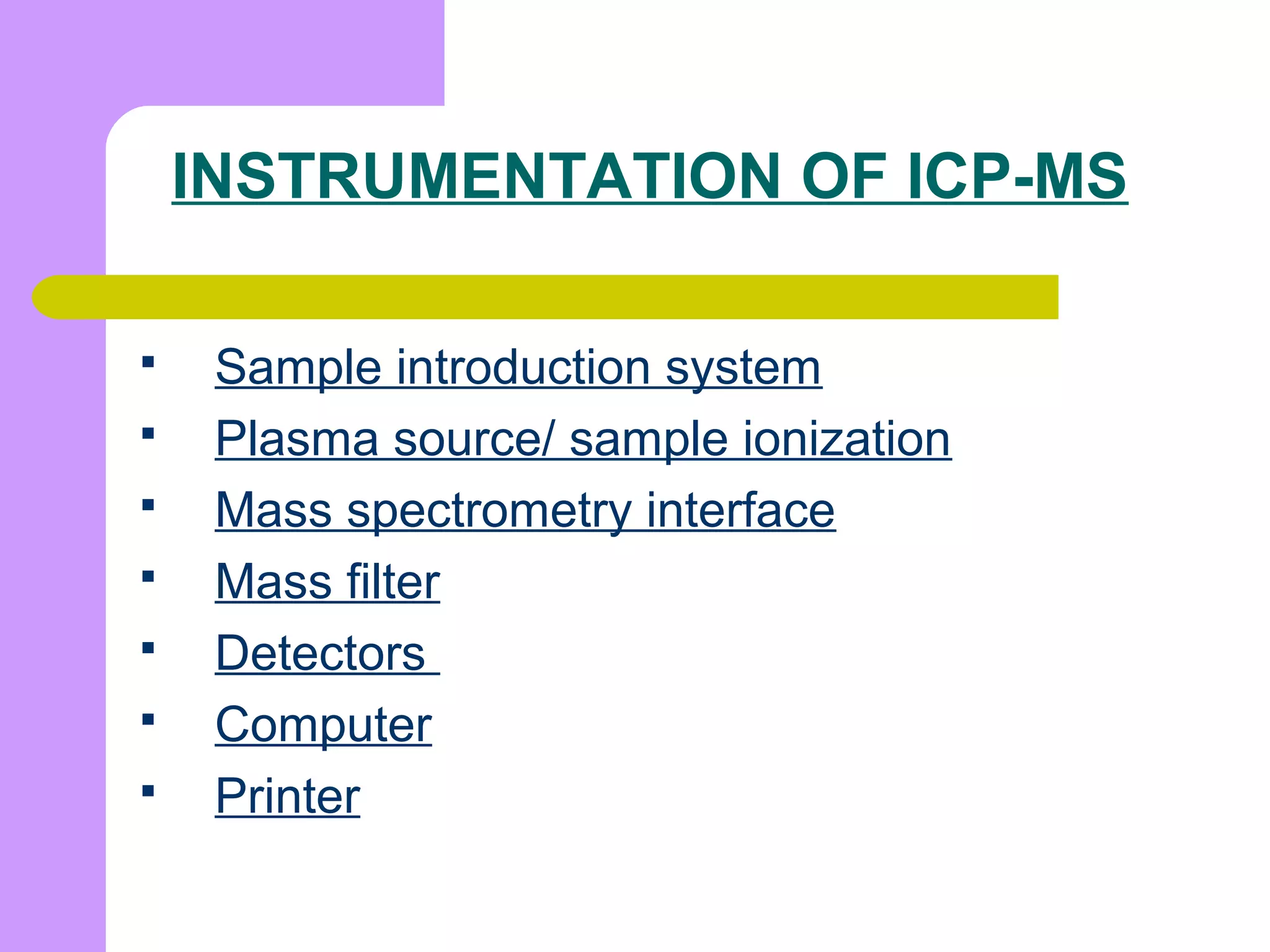 Inductively coupled mass spectrometry | PPT