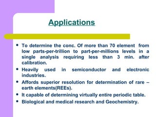 Inductively coupled mass spectrometry | PPT