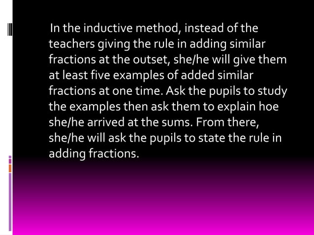 Inductive method by Anna Mapeth Evangelista | PPTX
