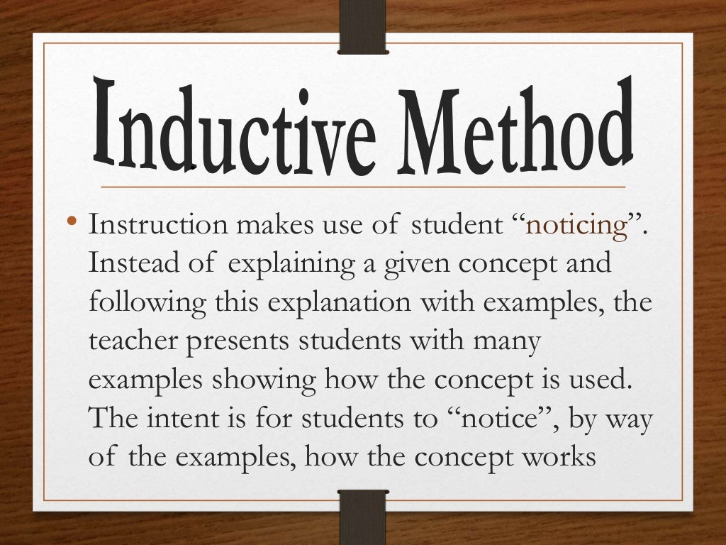 Inductive Method inductive-method