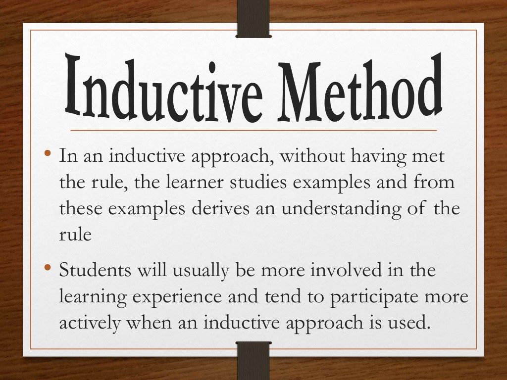 Inductive Method inductive-method
