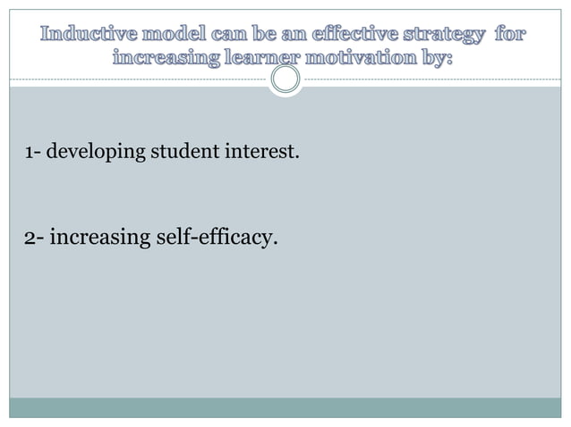 Inductive Model | PPTX | Education