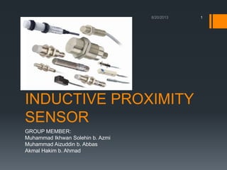 Inductive proximity sensor | PPTX