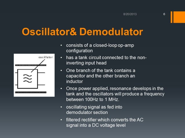 Inductive proximity sensor | PPTX | Physics | Science