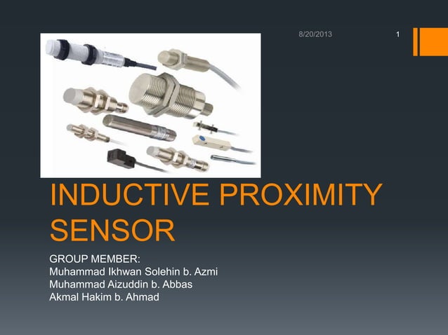 Inductive proximity sensor | PPT