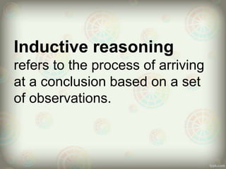 Inductive reasoning | PPT