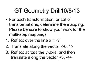 Inductive Reasoning Geometry