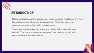 Mathematics chapter 3; Inductive reasoning | PPTX