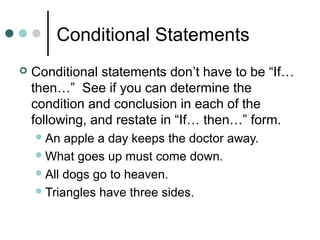 Inductive reasoning & logic | PPT