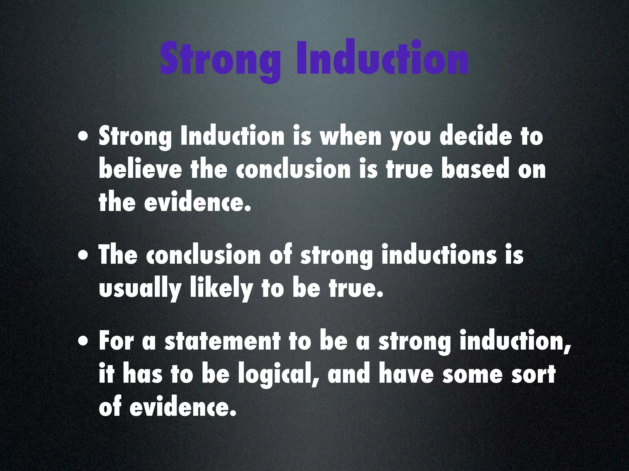 Inductive reasoning powerpoint | KEY