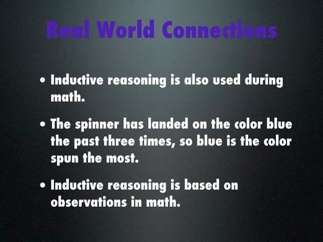 Inductive reasoning powerpoint | KEY