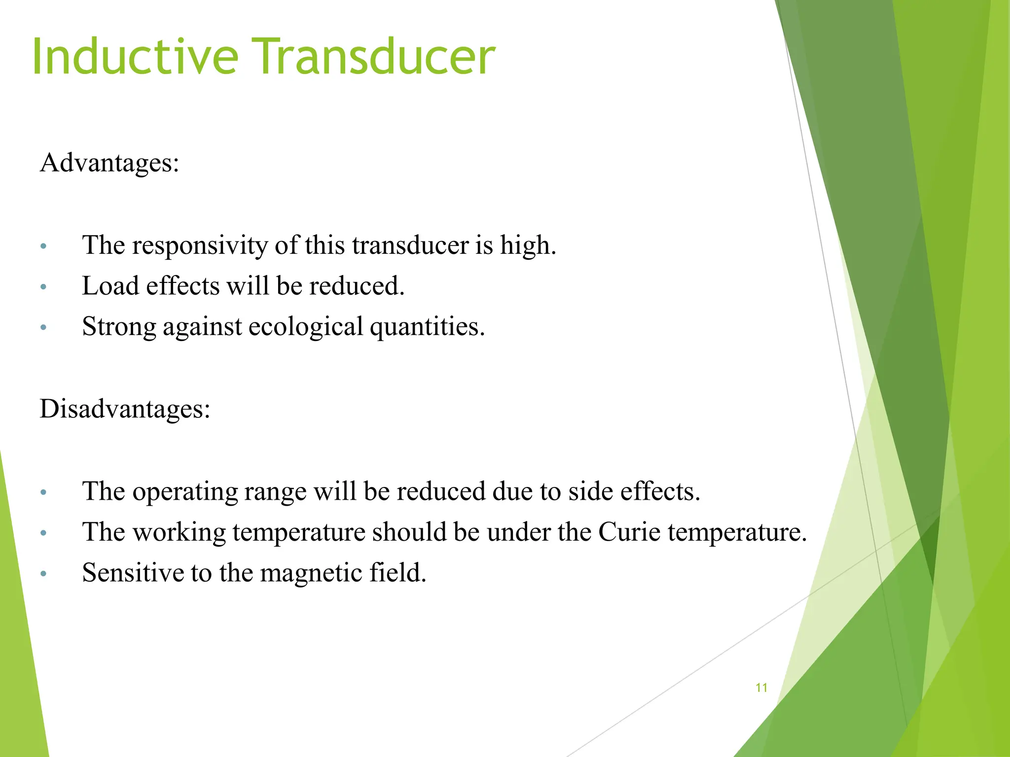 Inductive Transducers-biosensors and transducers | PPT