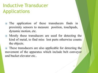 Inductive Transducers-biosensors and transducers | PPT
