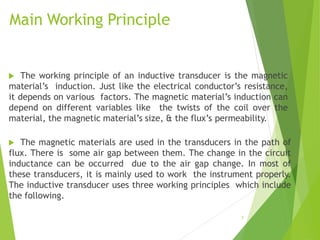 Inductive Transducers-biosensors and transducers | PPT