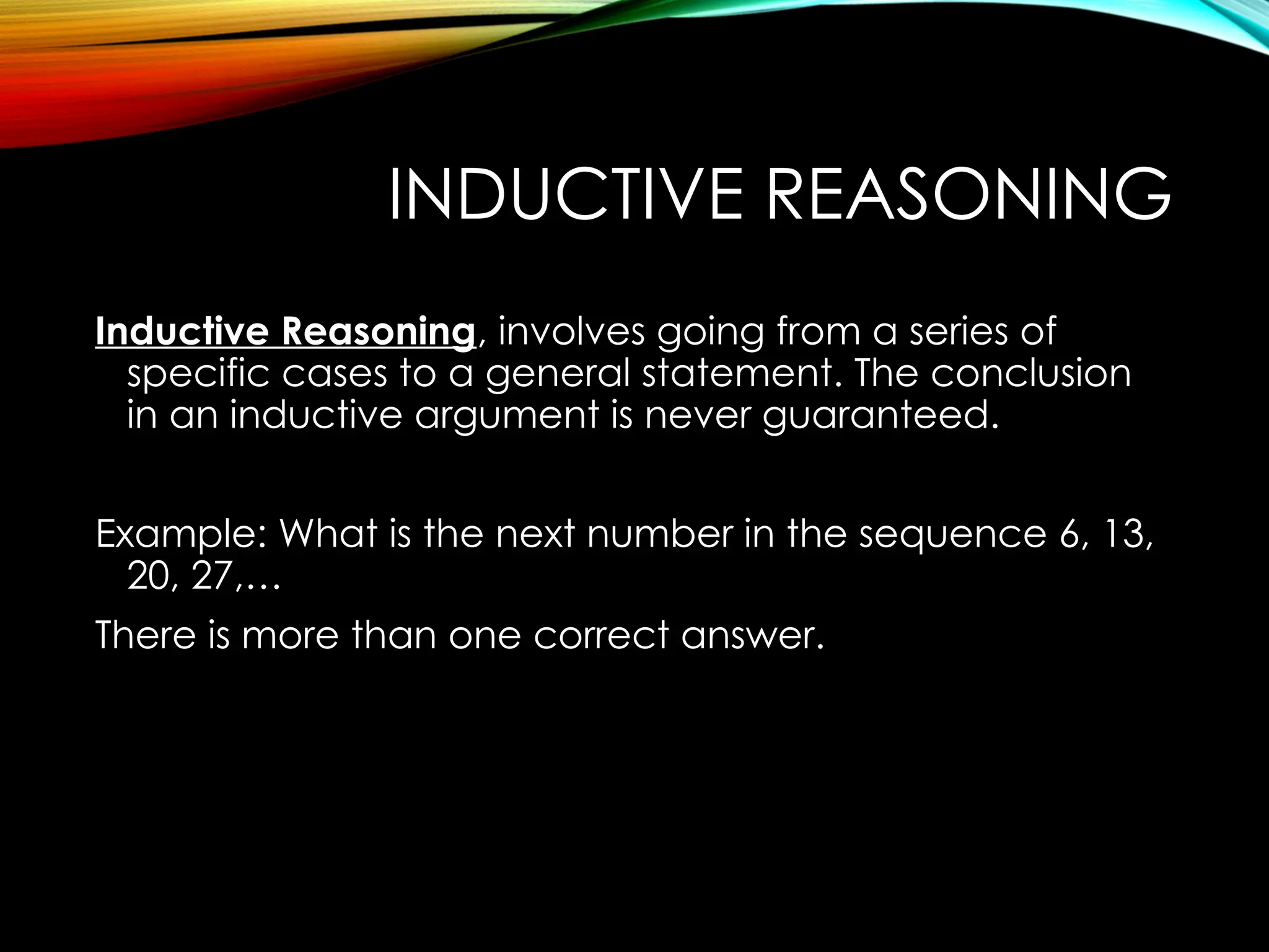 Inductive versus Deductive Reasoning.ppt
