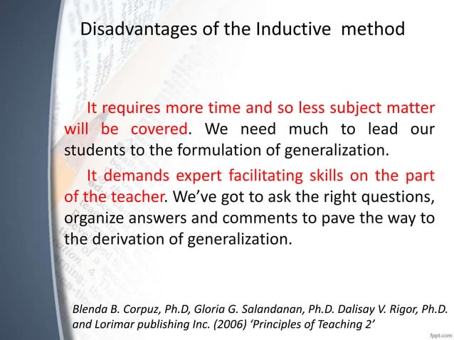 Inductive vs Deductive Method | PPTX