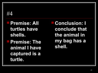 Inductive vs deductive reasoning | PPT