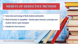 Inducto deductive approach | PPT