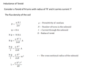Inductor | PPTX | Physics | Science
