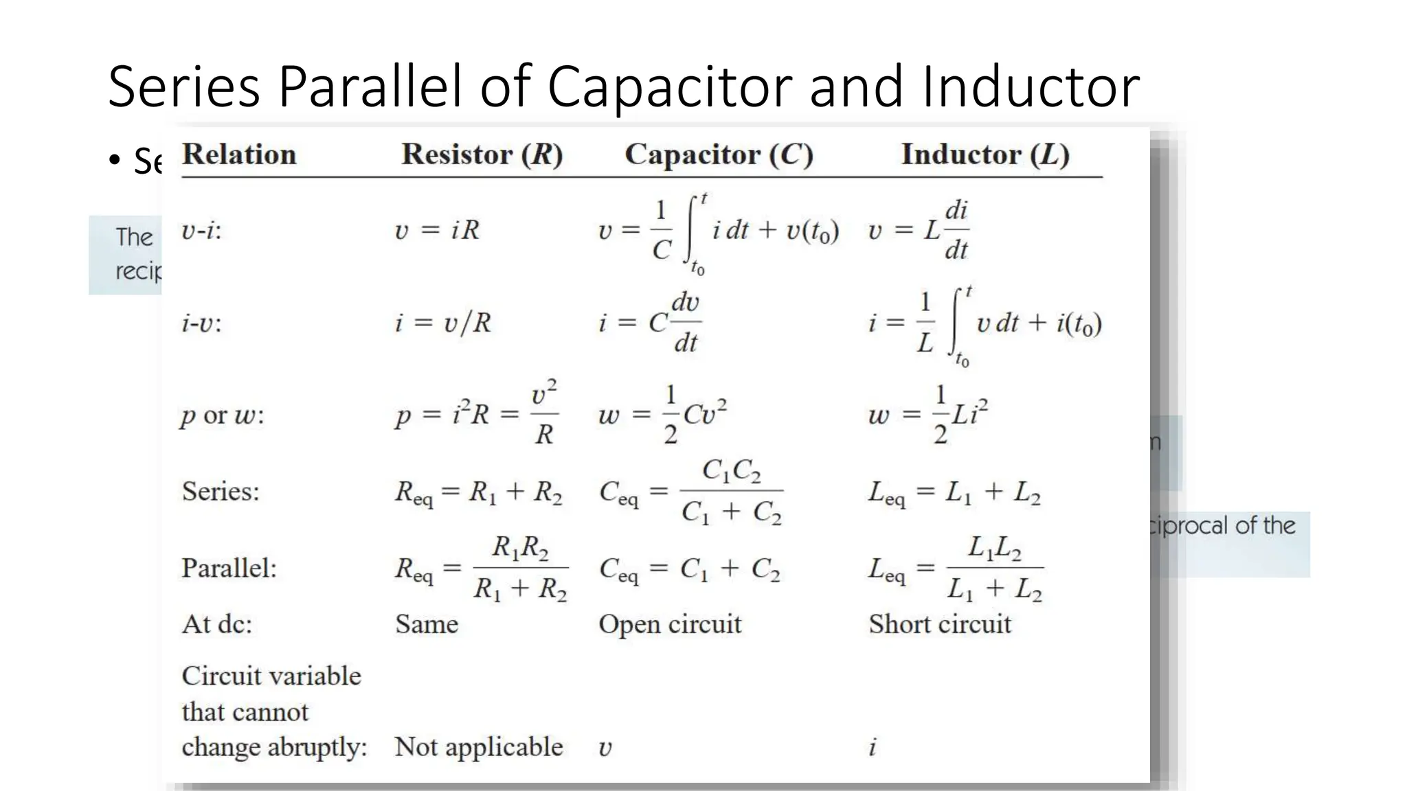 Inductor Capacitor And Ac Power 1 Pptx