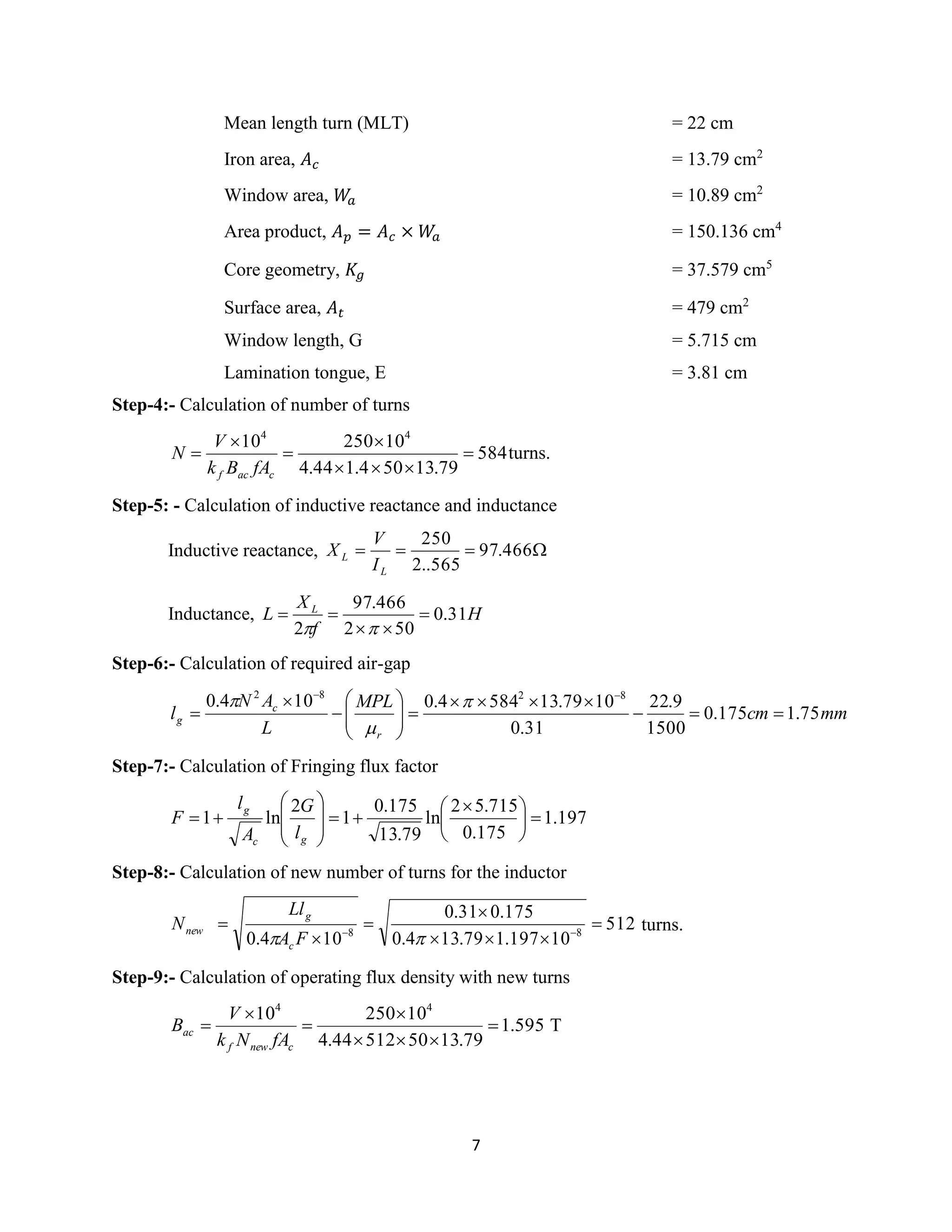 Inductor design | PDF