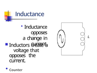 Inductor reactance Inductor reactance Inductor reactance Inductor reactance | PPTX