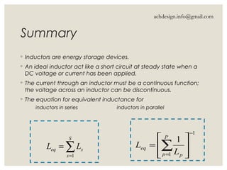 Inductors | PPT