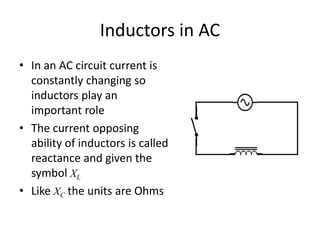 Inductors in AC Circuits | PPTX