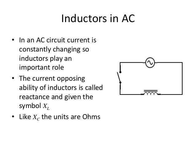 Inductors in AC Circuits