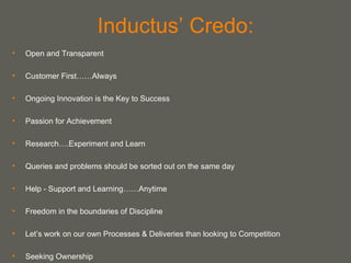 Inductus Consultants (P) Limited Bp | PPT