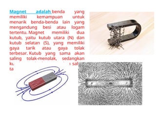 Induksi Elektromaknetik dan cara mengitung besaran GGL | PPT